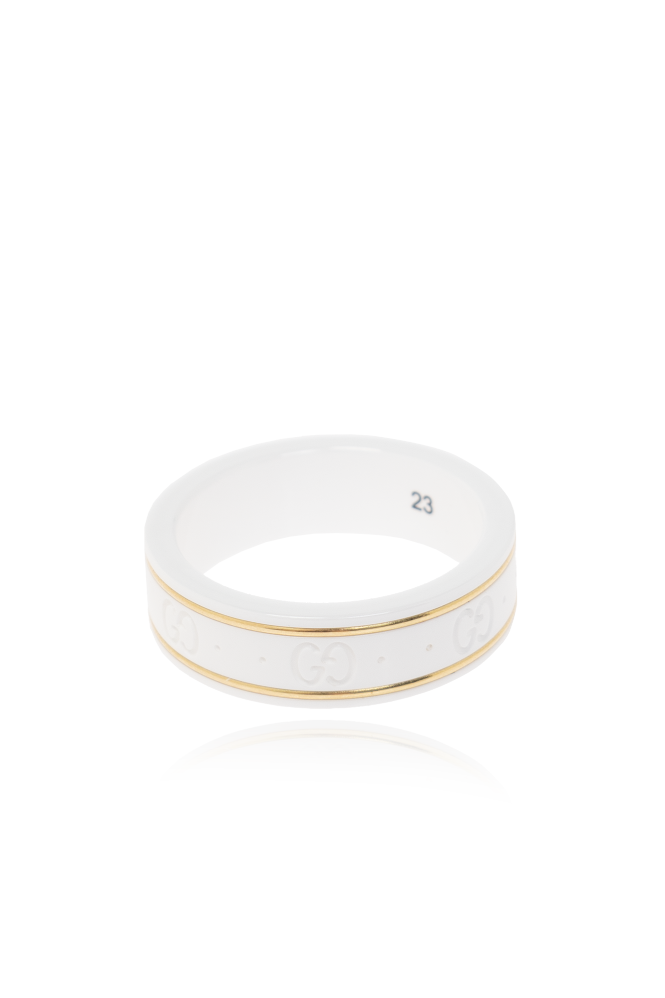 Weiss Ring mit Monogramm Gucci Vitkac Germany